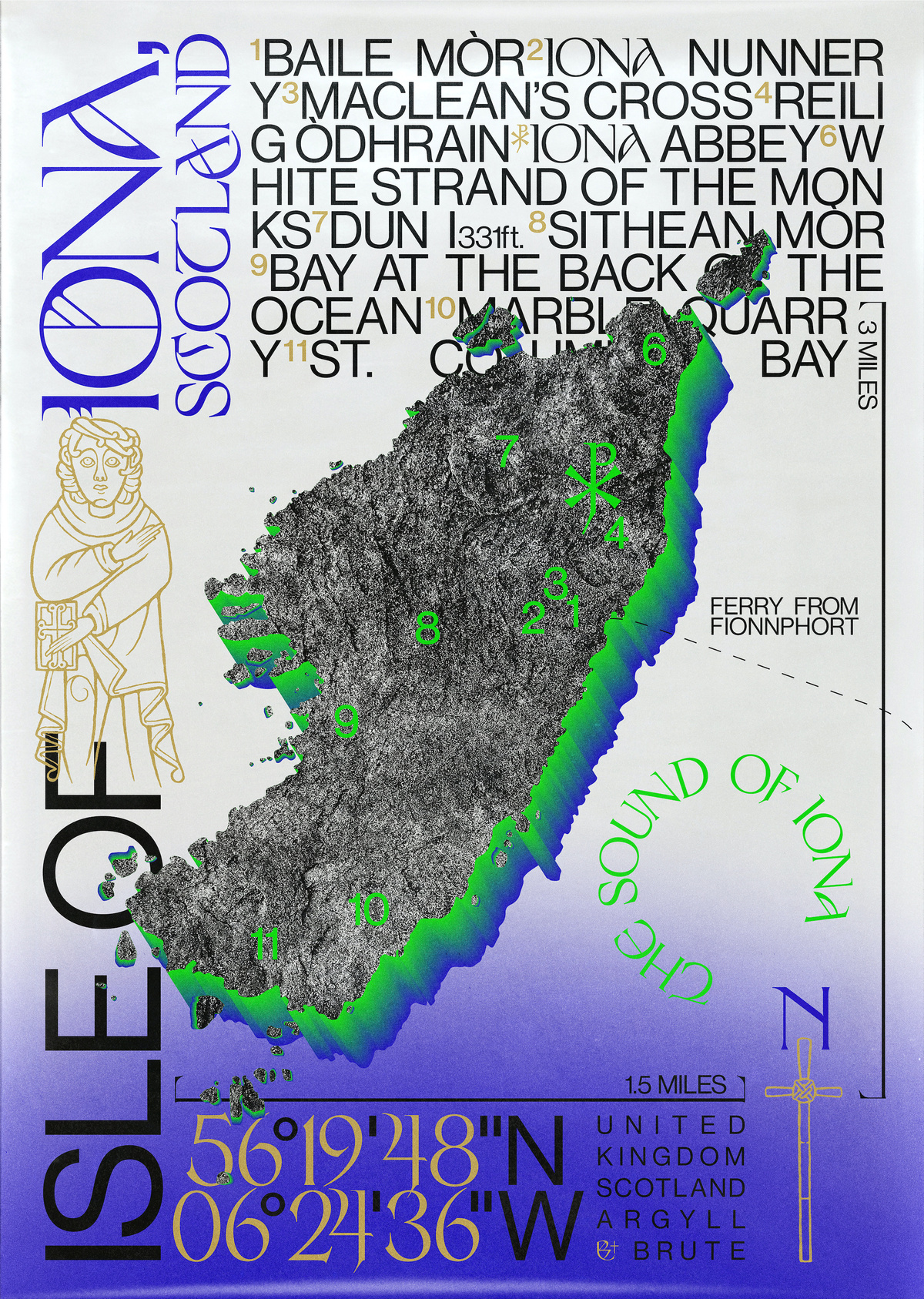 Map of Iona — Michael Fulgaro