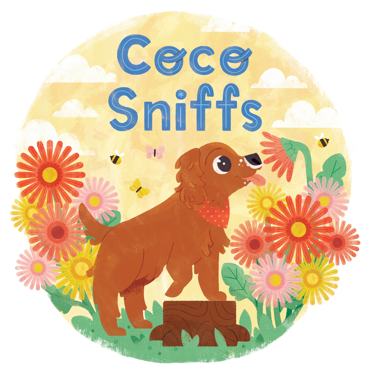 Coco Sniffs — Robin Sheldon Illustration