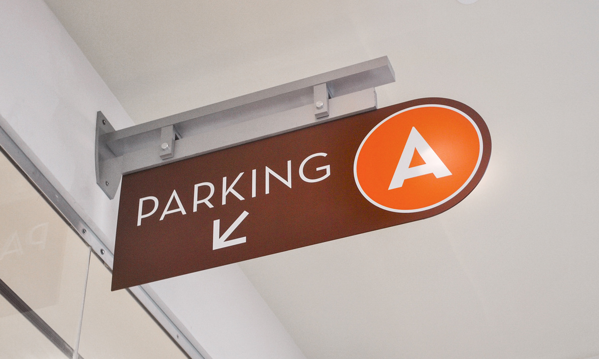 Towson Town Center Interior Signage — jmh.graphic design