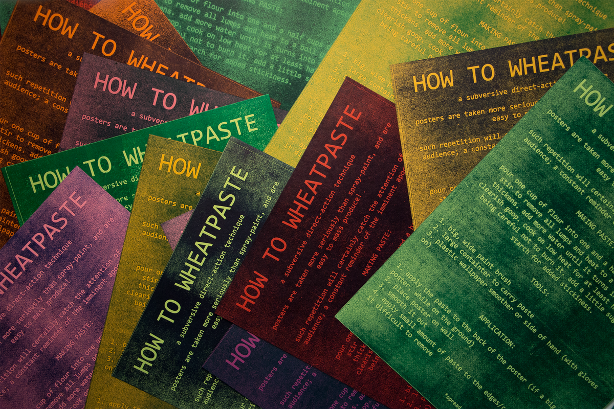 How To Wheatpaste — aitana cantú