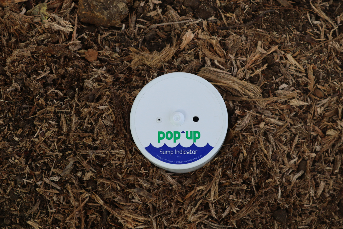 Illustration — Pop Up Sump Indicator