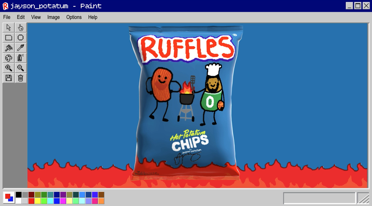 Ruffles x nbapaint x Tatum — matthew schaffer / executive creative director