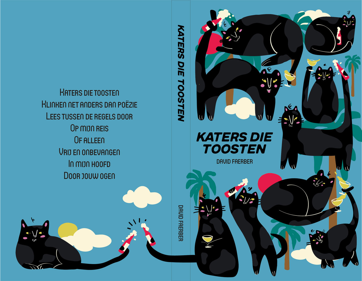Book Cover 'Katers die Toosten' 2021 — Lotte Gielen