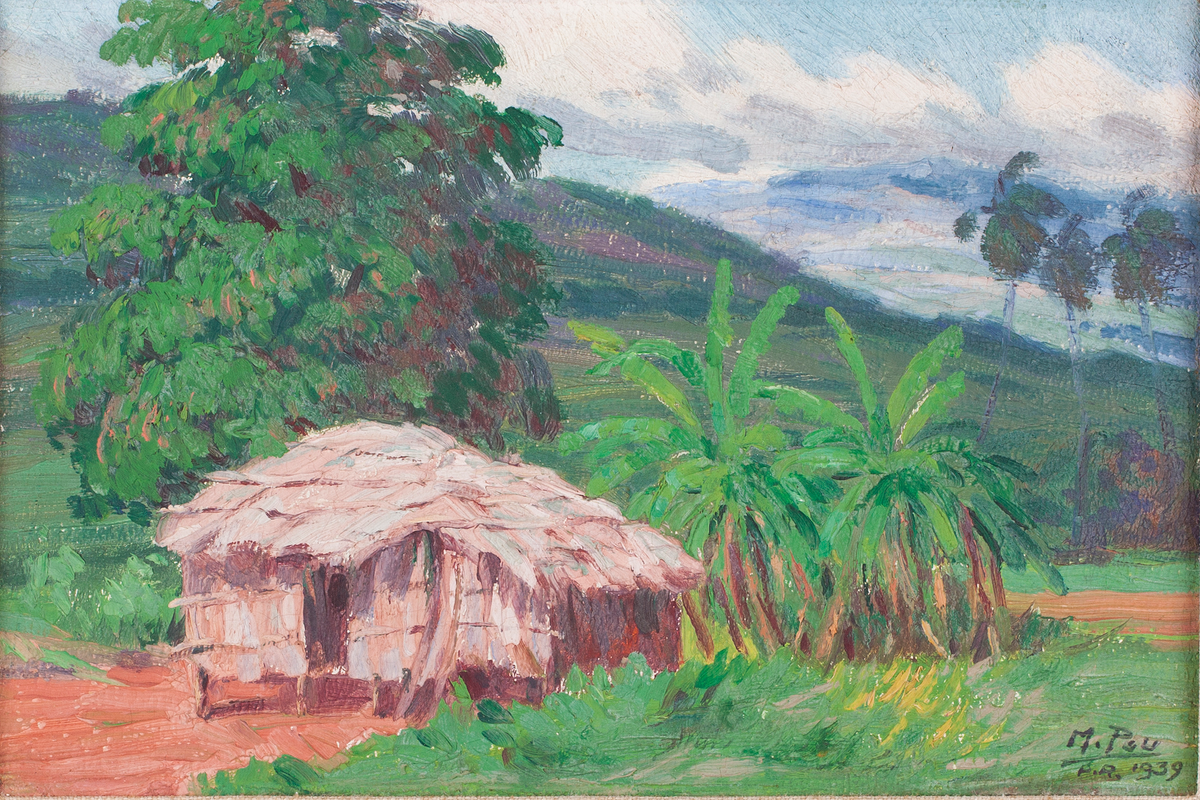 Paisaje con Bohio — Obra Galería Alegría