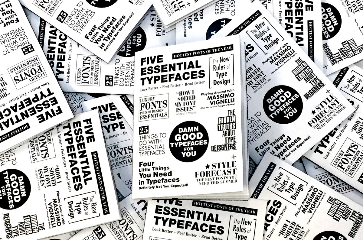 Typography Zine — JB Designer