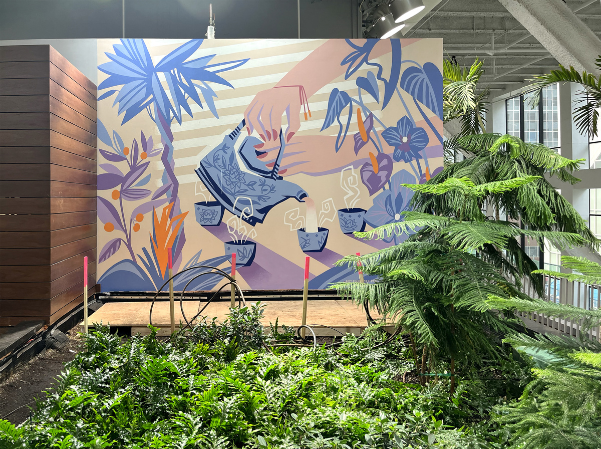 BUMP Mural — Emily Chu Illustration