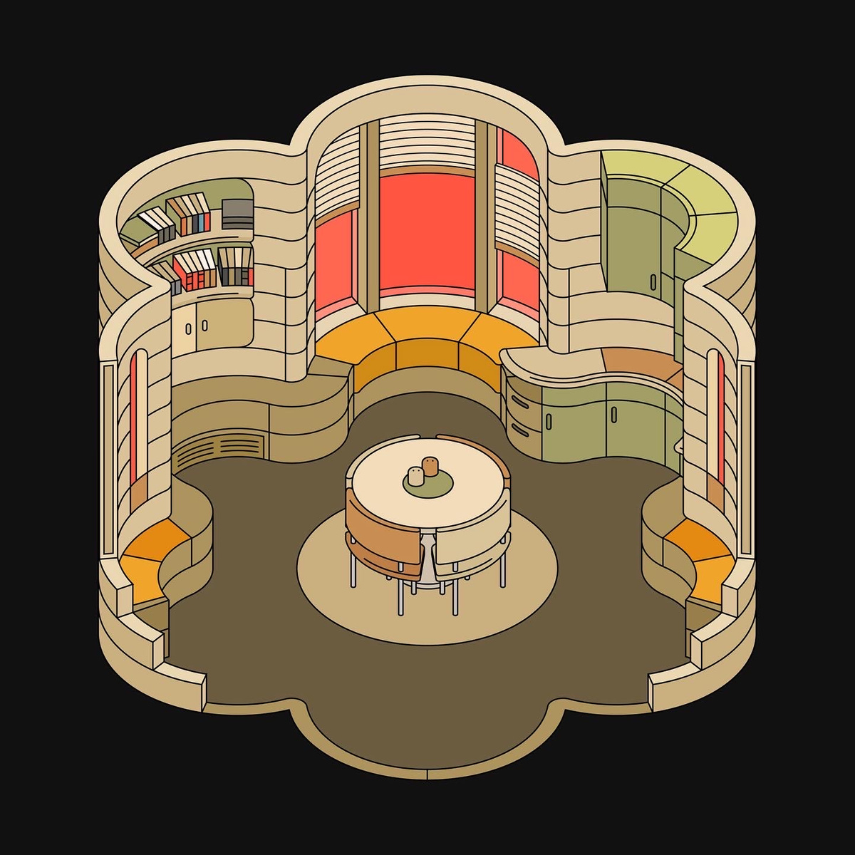 Flower Room — Violet Reed │ Illustration