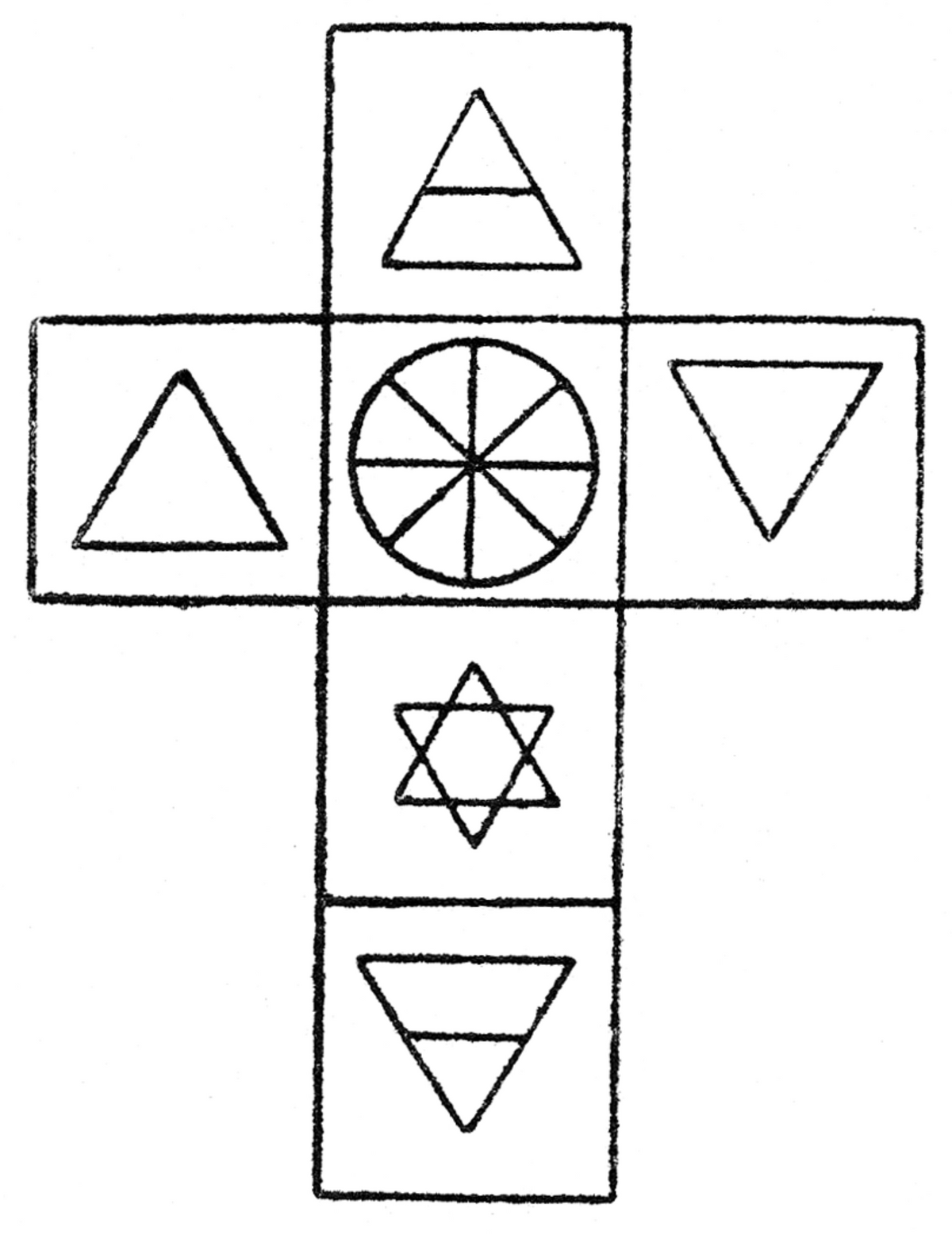 The Calvary Cross of Six Squares — Mystic Symbolism