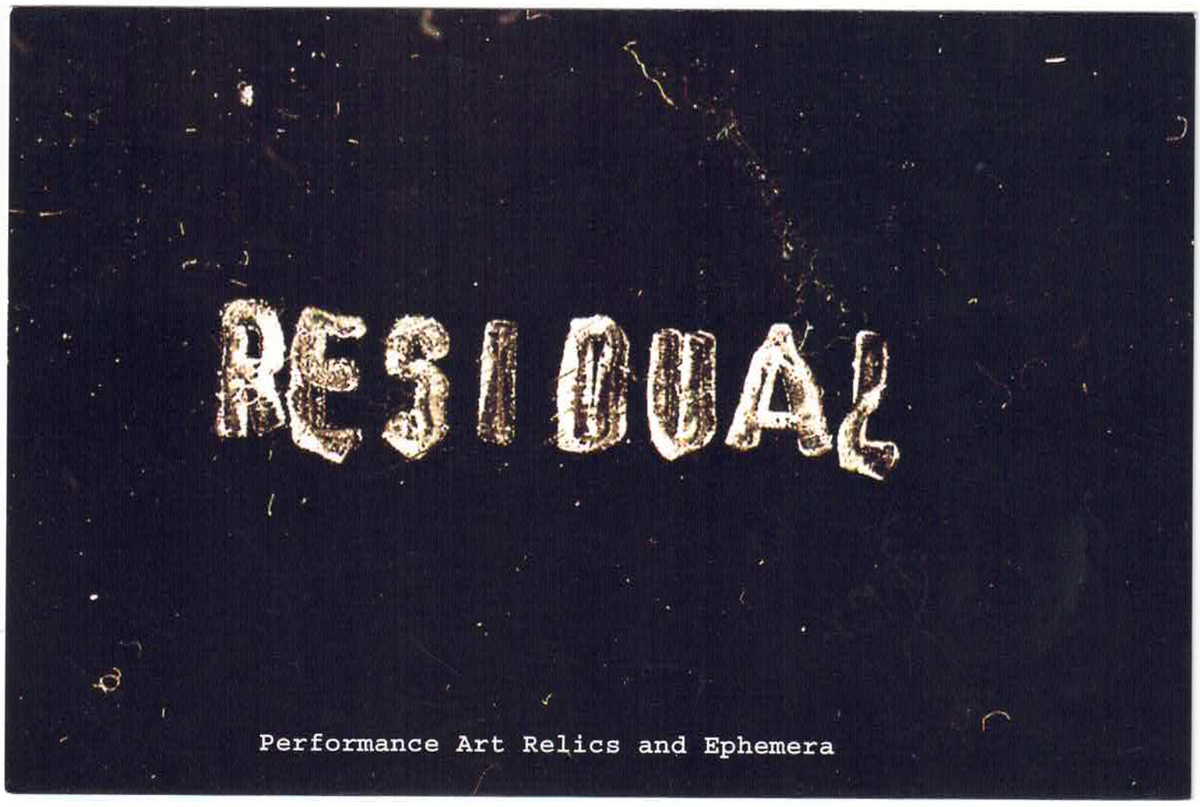 Residual / Dave Dyment, Melody Jacobson, Michael Coolidge — The New Gallery