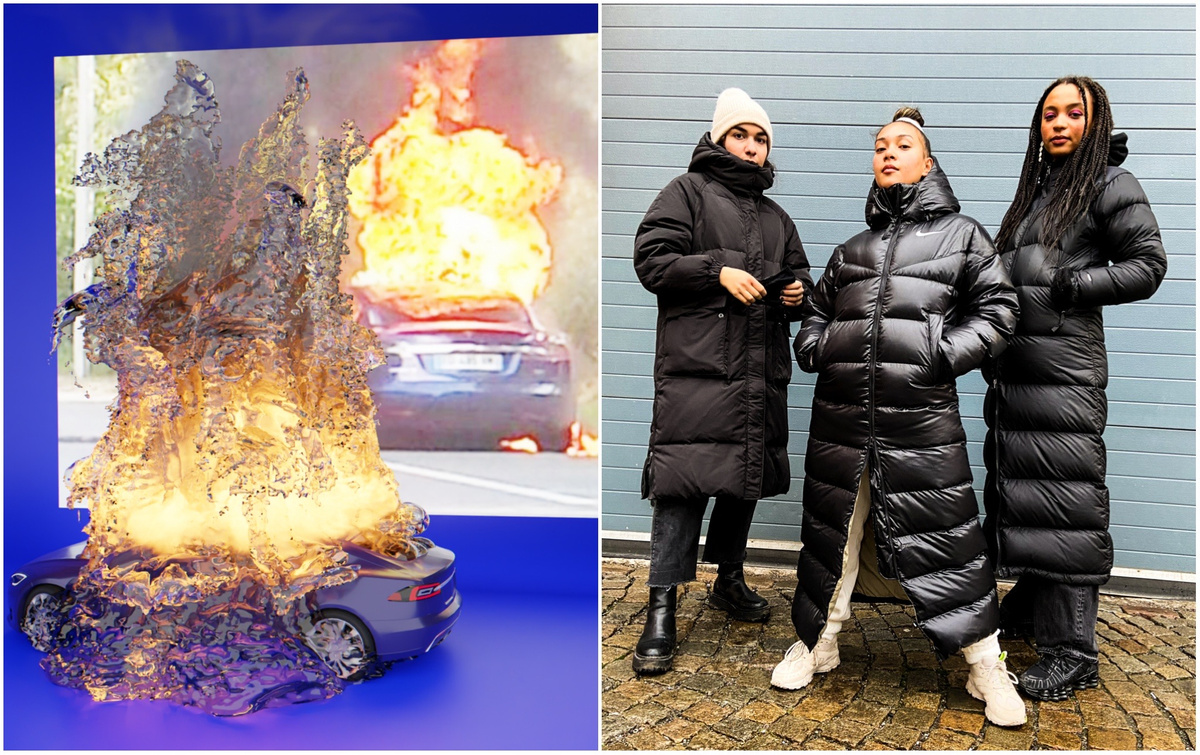 2021 Brennende Tesla — Simen Formo Hay