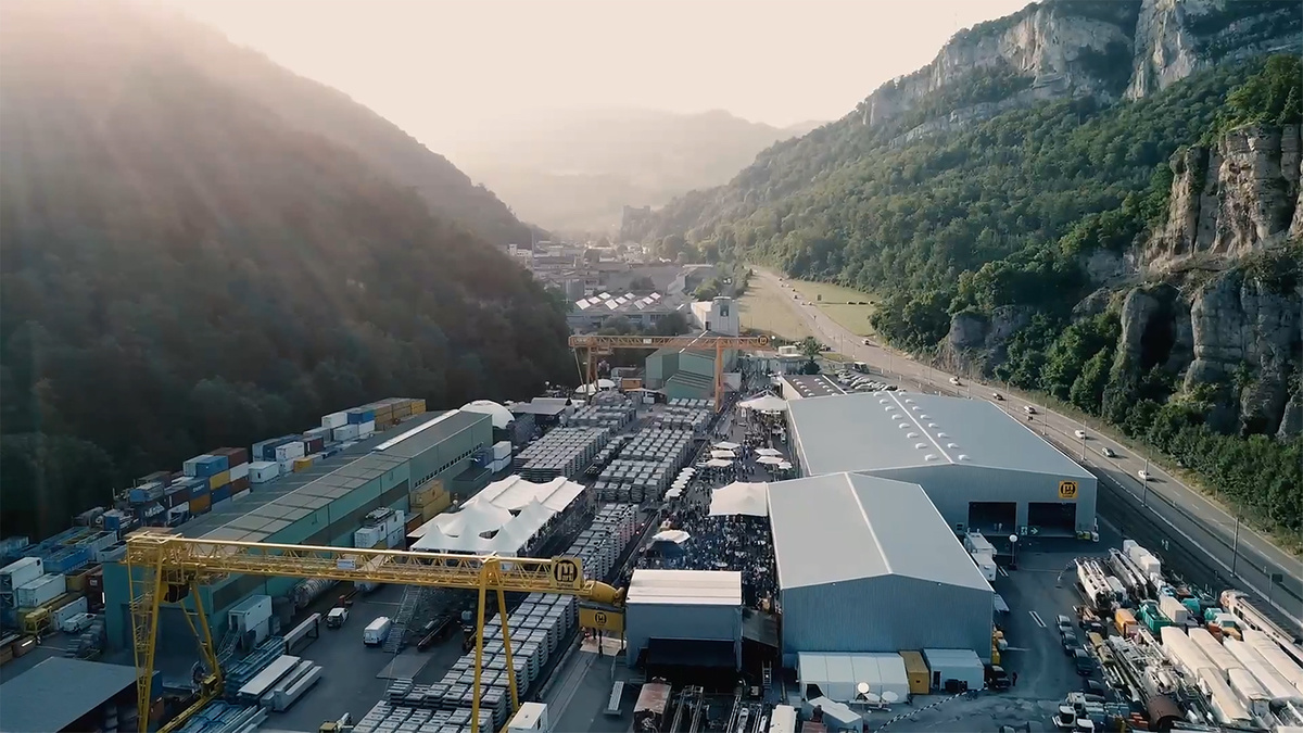 Juni 2022, Neubau Lagerhallen, Werkhof Marti, Klus-Balsthal — BFR LAB