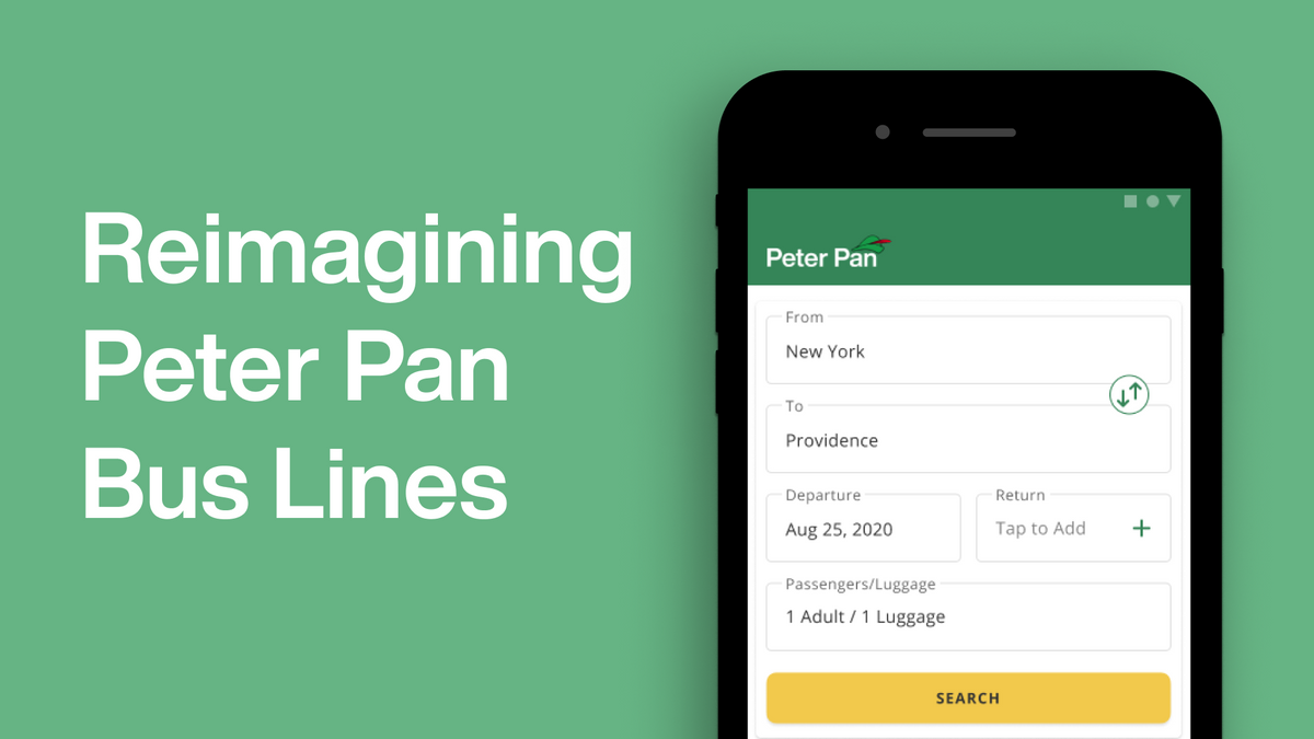 Redesigning Peter Pan Bus Lines — Ashesh Gohil