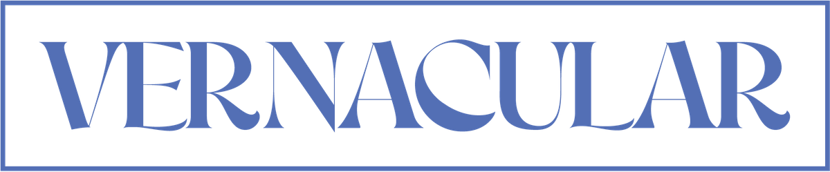 logo — Vernacular, an online platform for art criticism.