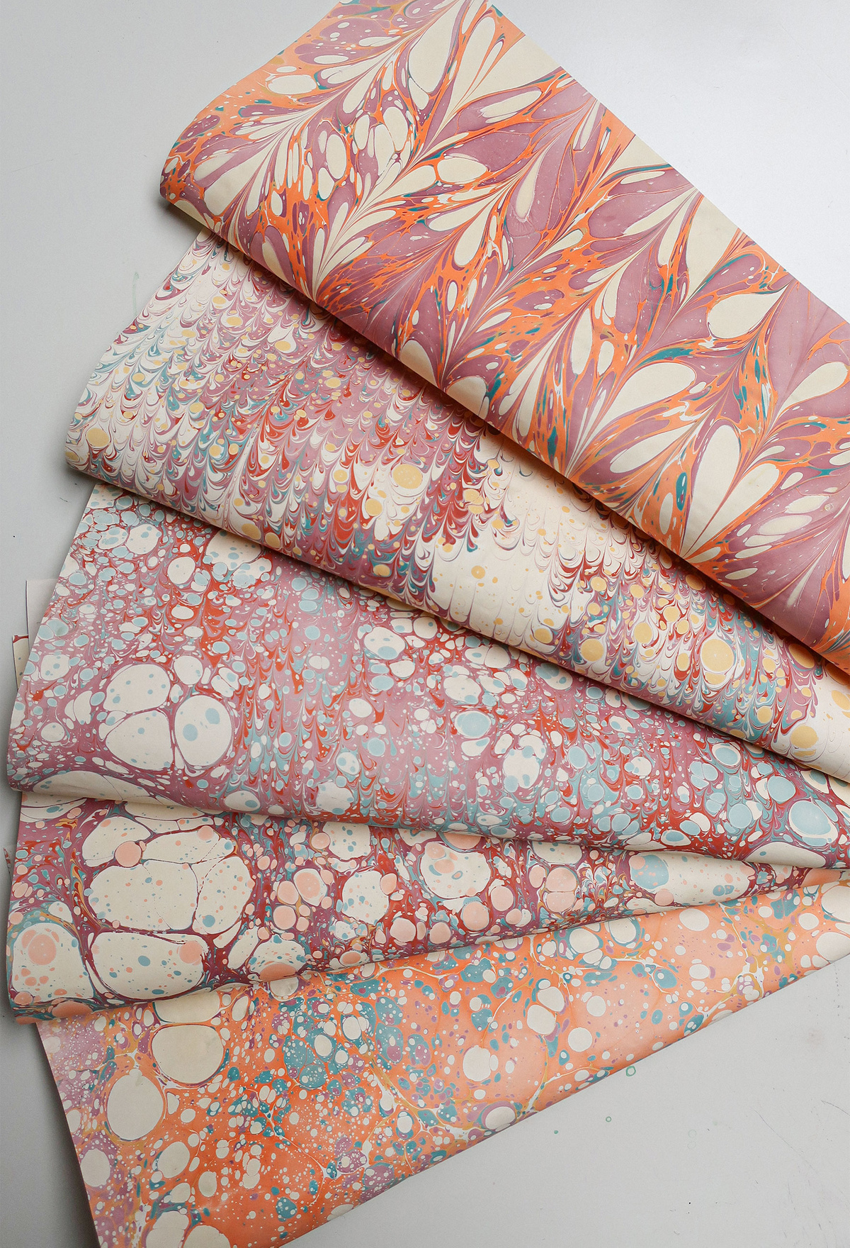 Marbling paper print — Marika Jacinthe