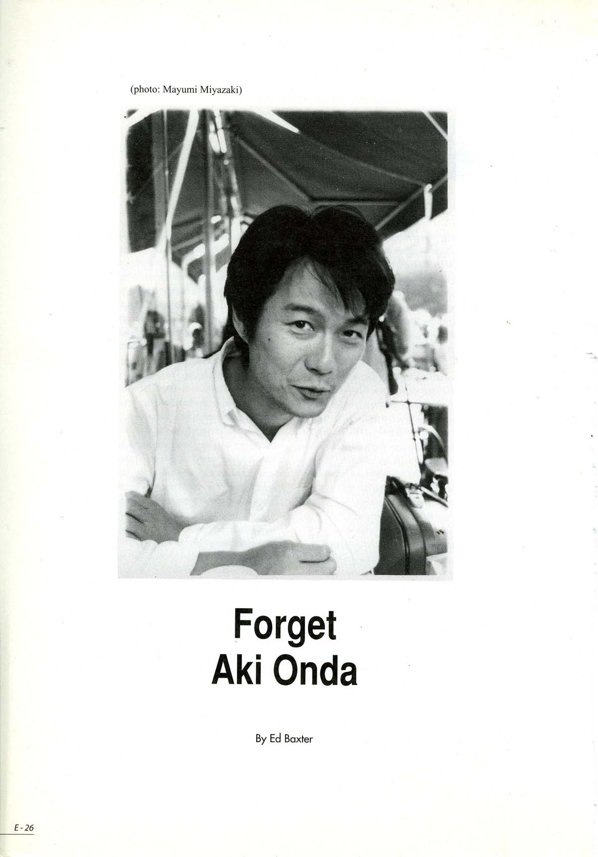 review_ed baxter_2004 — Aki Onda