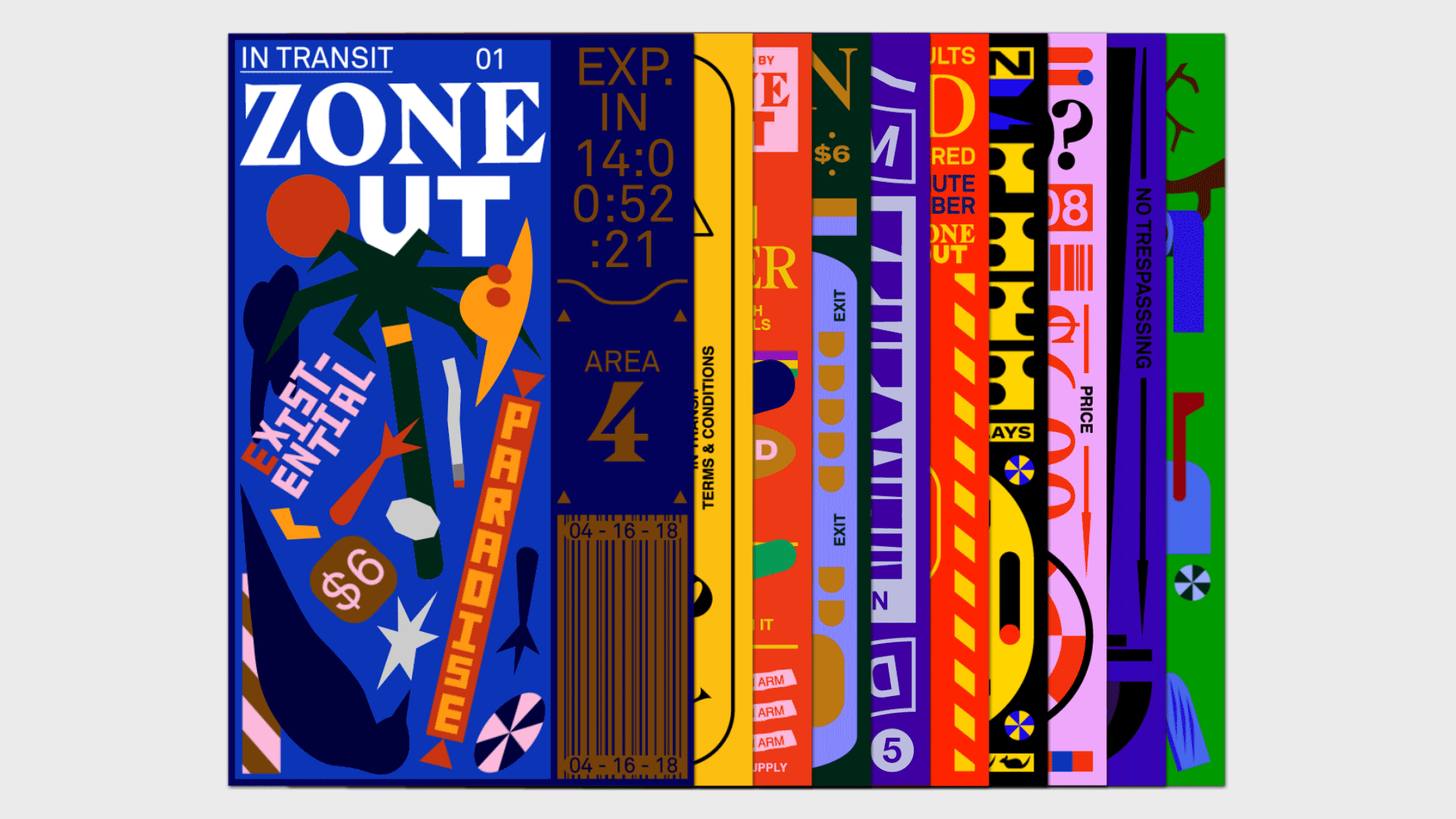Zone Out Poster Series Season 1 — Heejae Kim