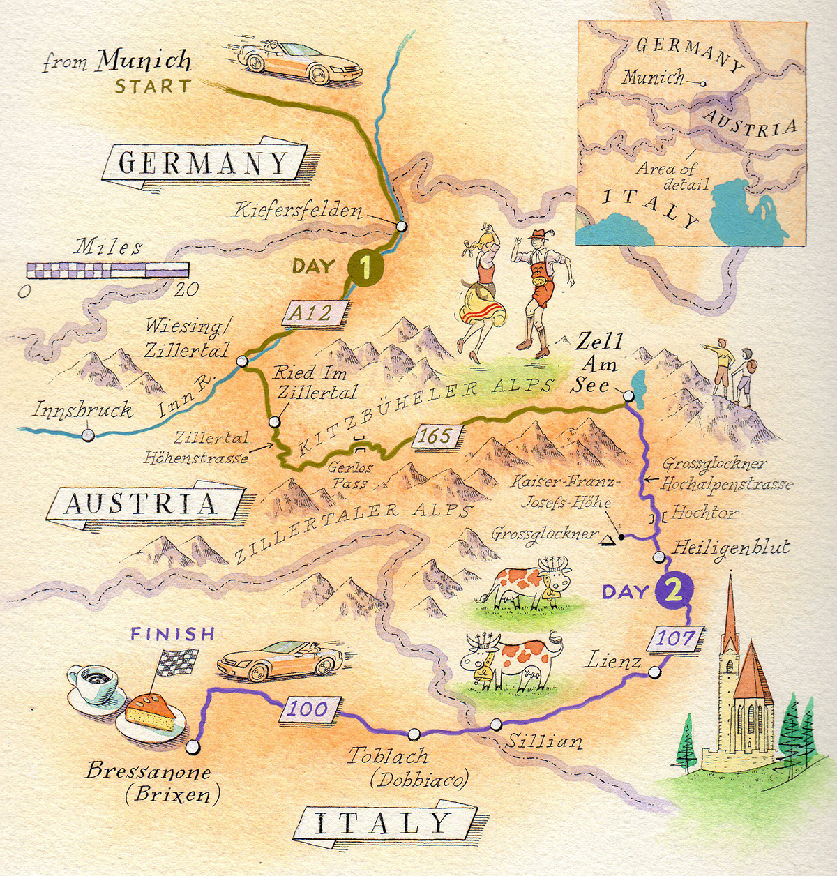 Maps ( Map Art ) — Neil Gower Graphic Art