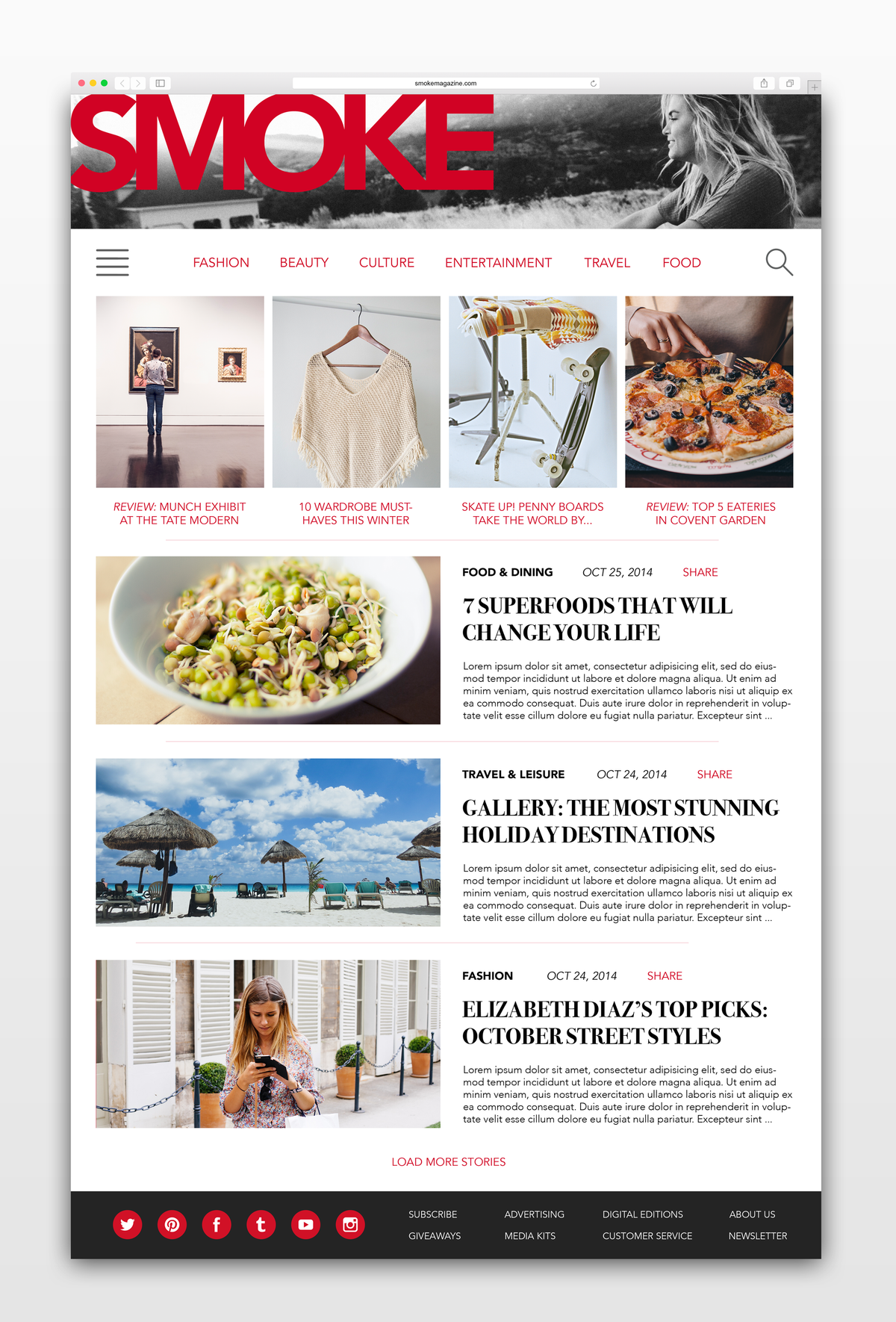 Smoke Magazine — Jen Paolini | Content, Editorial, Art Direction