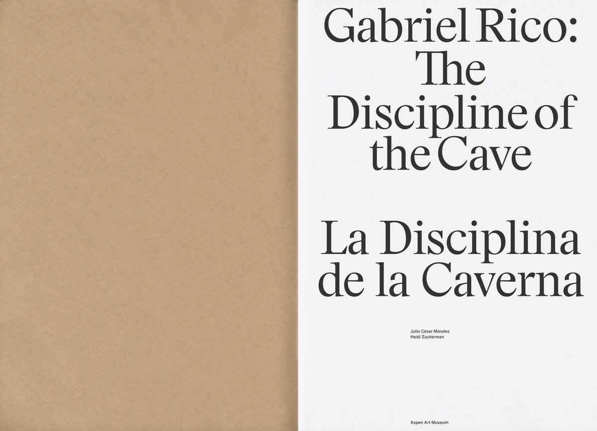 Gabriel Rico: The Discipline of the Cave — Forthcoming Studio