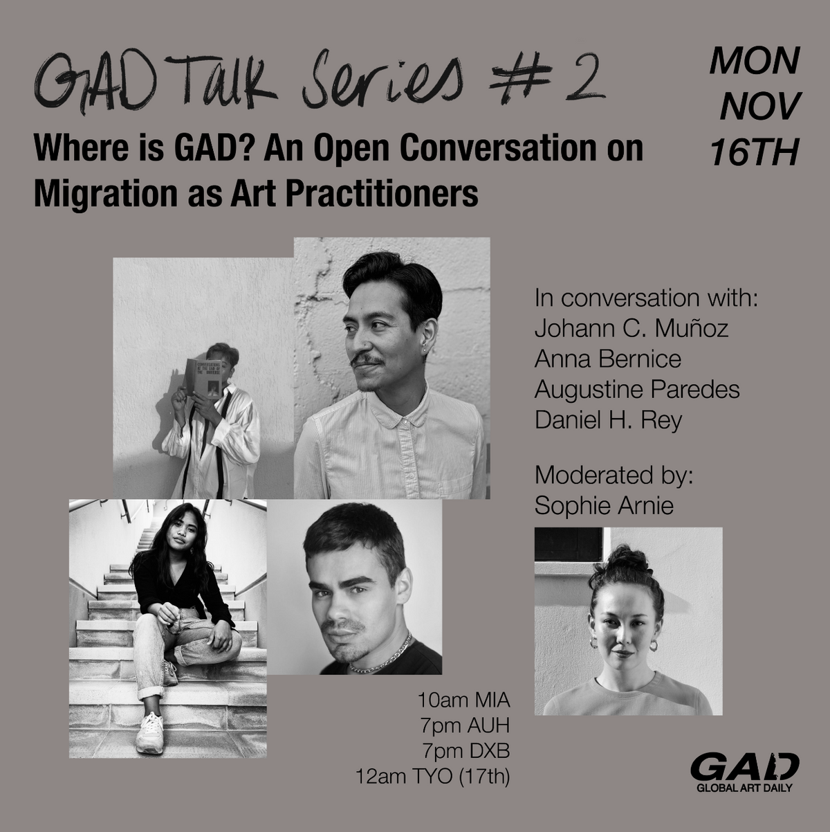 GAD Talk Series –– Where is GAD? An Open Conversation on Migration as ...
