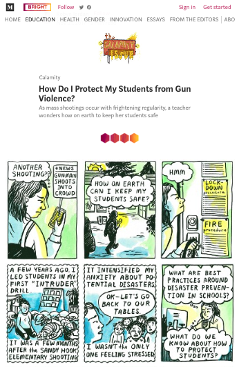 INTERVIEW/JOURNALISM COMICS — Robyn Jordan comics and art