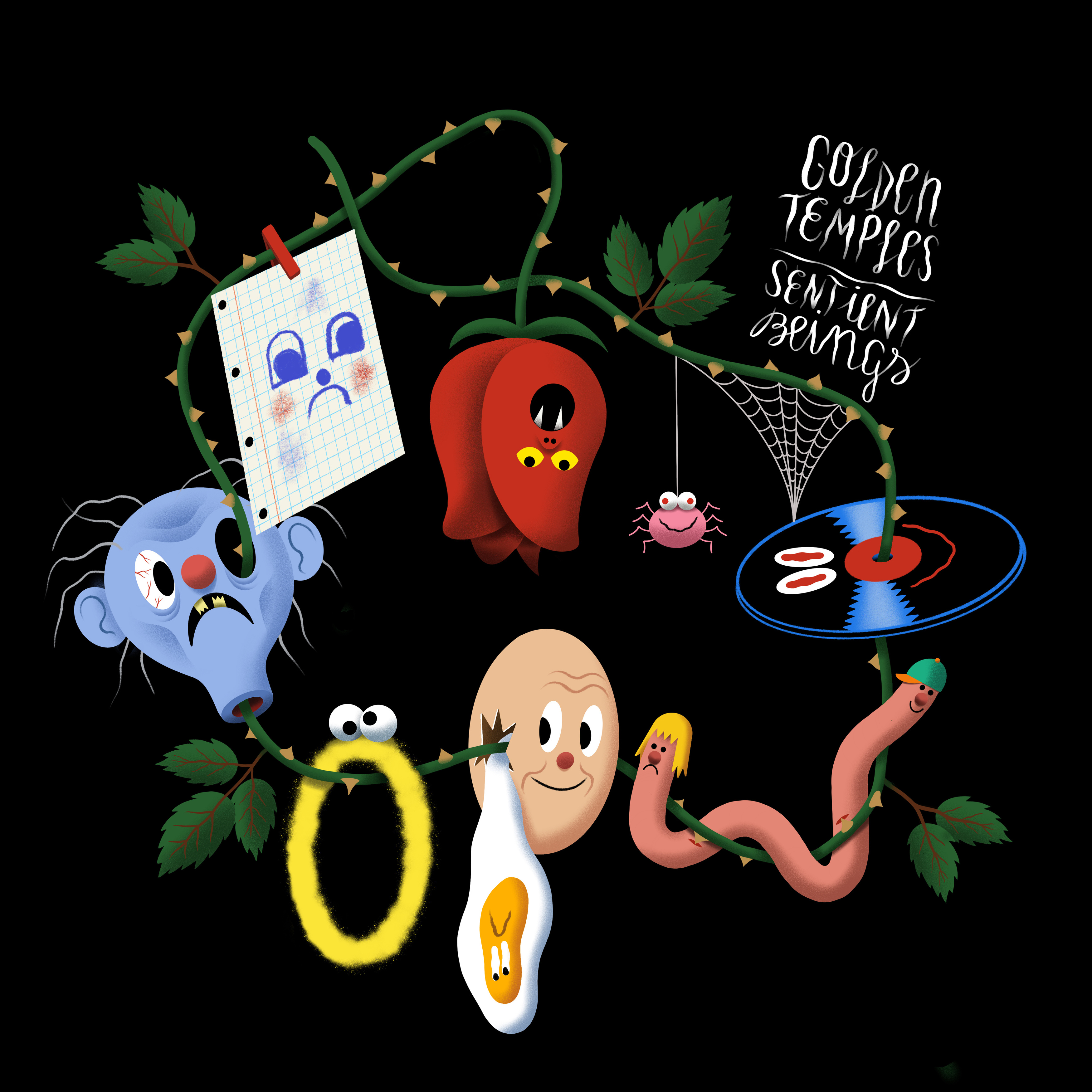 Golden Temples - Sentient Beings LP — Berto Fojo