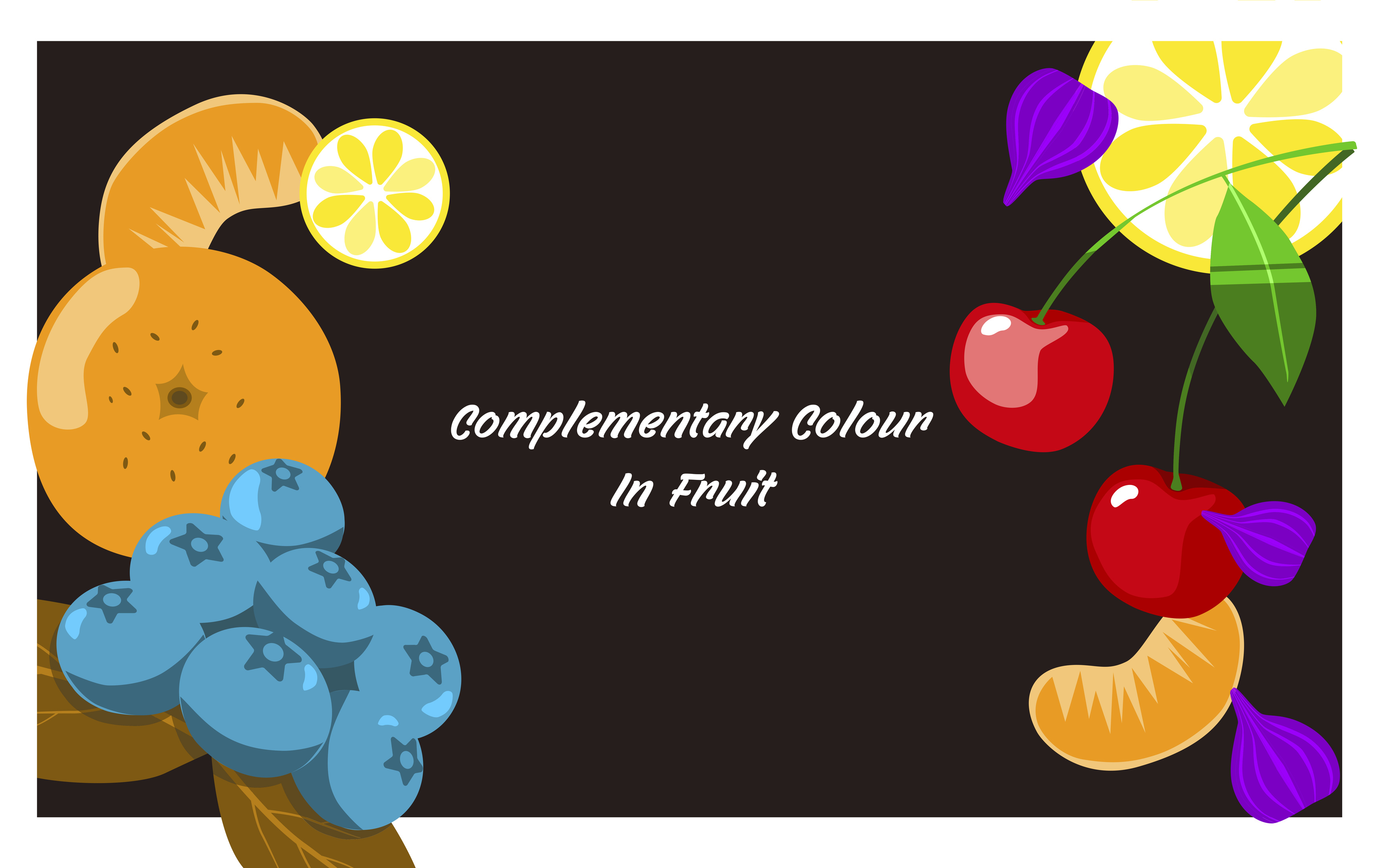 Complementary colors in fruits — ishuizi