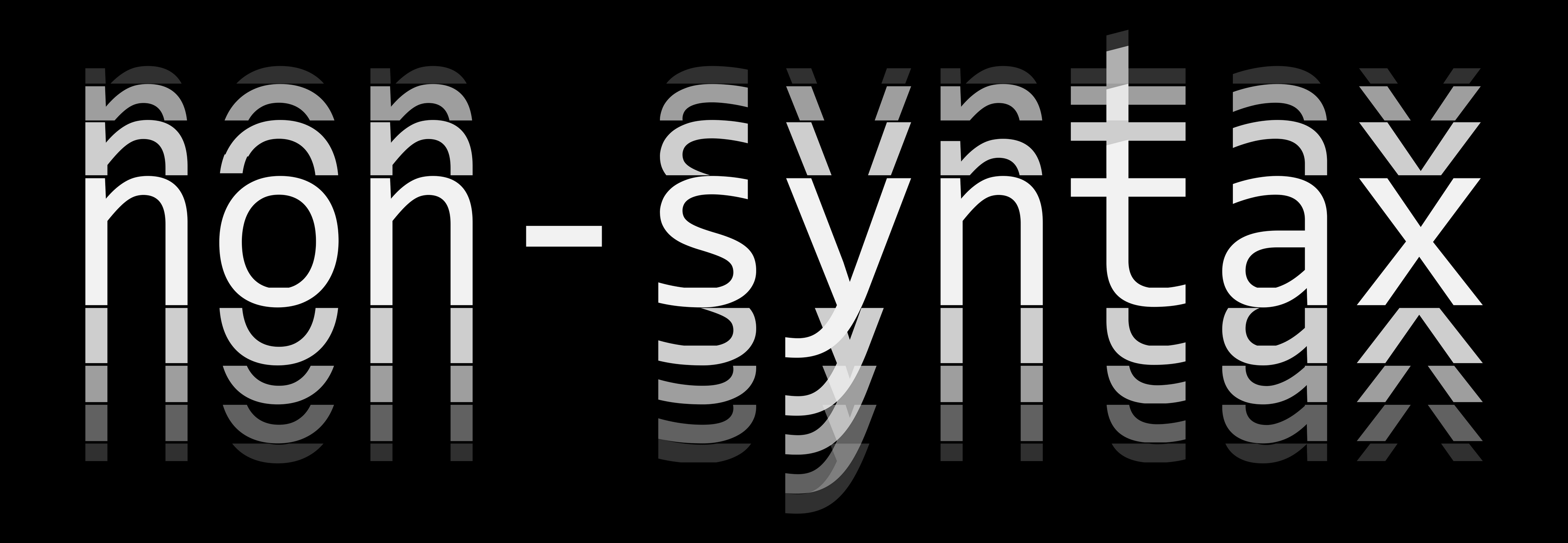 non-syntax Experimental Image