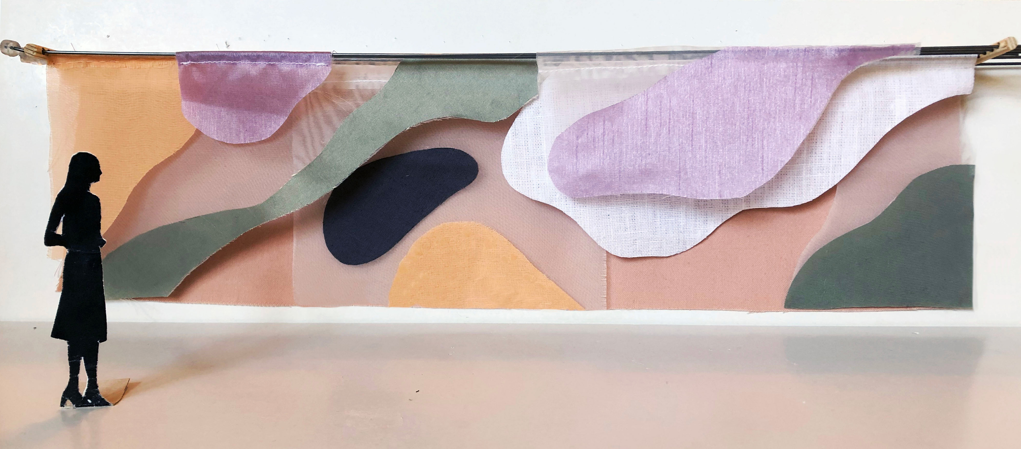 Textile artwork sketch — My Zachrisson