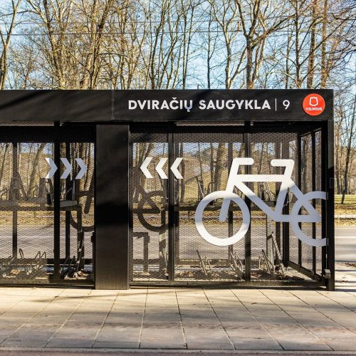 Modular bike and scooter storages for Vilnius — BAULAND