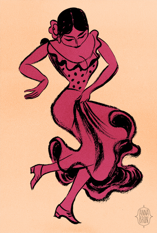 Buleria — Anna Bron Illustration