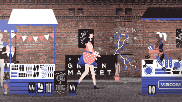 Viacom Building Screens — Elda Broglio