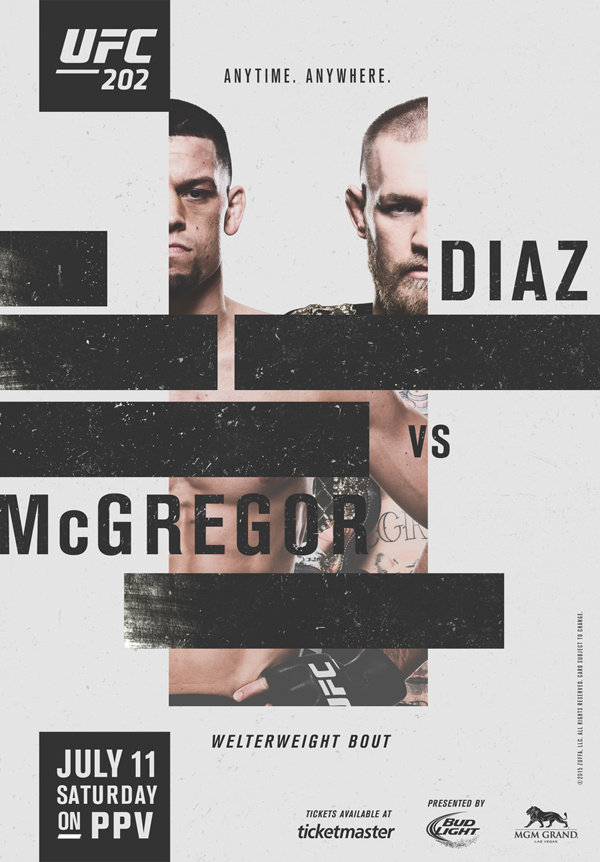 UFC 202 Key Art — Mike Arcangeli