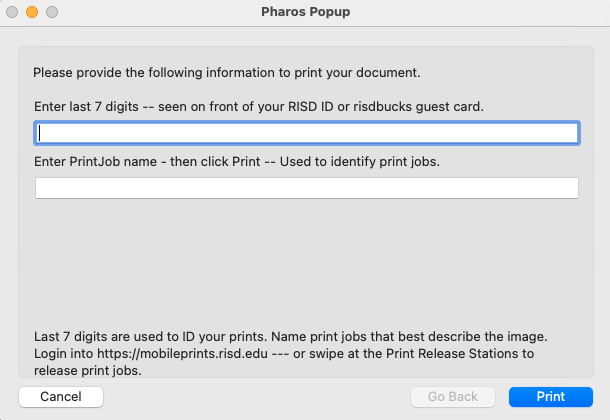 Printing mobile — RISD GD Typeshop