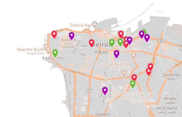 GAD Map: Beirut — Global Art Daily E-Issues