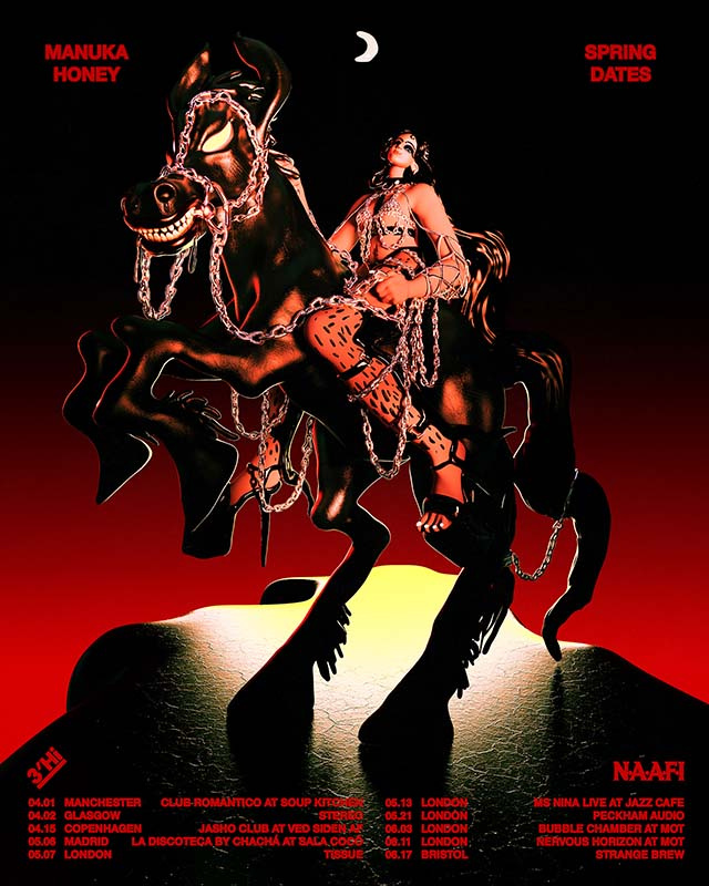 Manuka Honey: Tour Poster — Joseph Melhuish | Illustration | Director