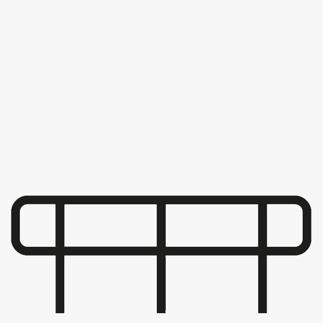 M.GR–A Trackside Safety Guard Rail — Display