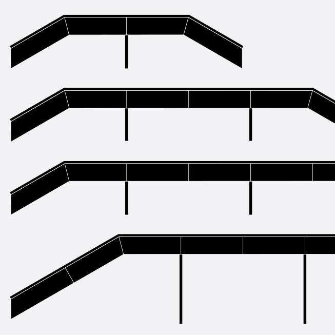 M.CCT—B Concrete Cable Troughing [Raised] — Display
