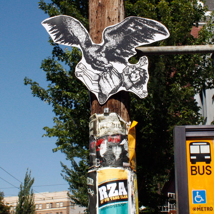 Karl Addison, Pasteups & Installations, Seattle — unurth