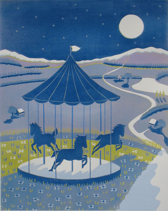 Full Moon Carousel — Art of Martha Ives