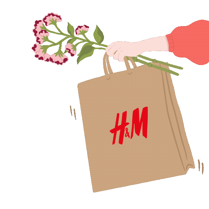 H&M GIF Sticker Design — Eszter Chen Art