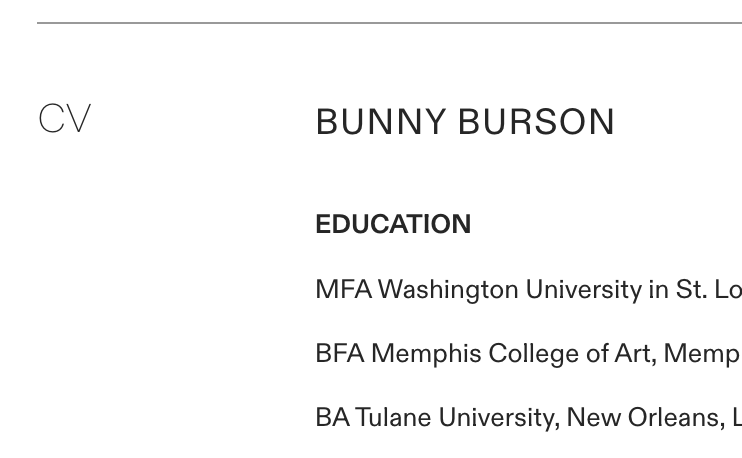 About — Bunny Burson