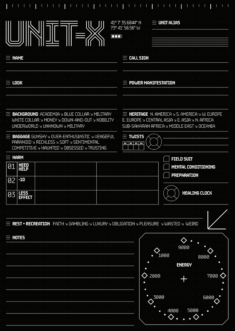Unit-X — Old Dog Games
