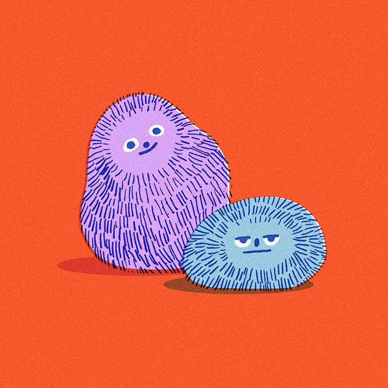 Fur Blobs — Natasha Searston Illustration