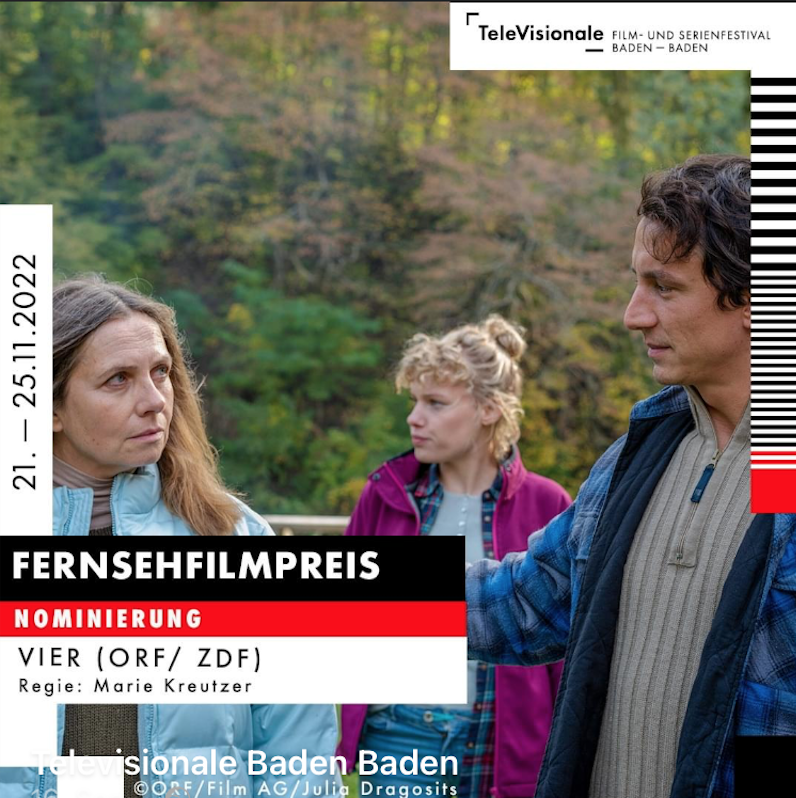 Susanne Michel / Vier / Gewinnt den Fernsehfilmpreis Baden-Baden 2022 ...