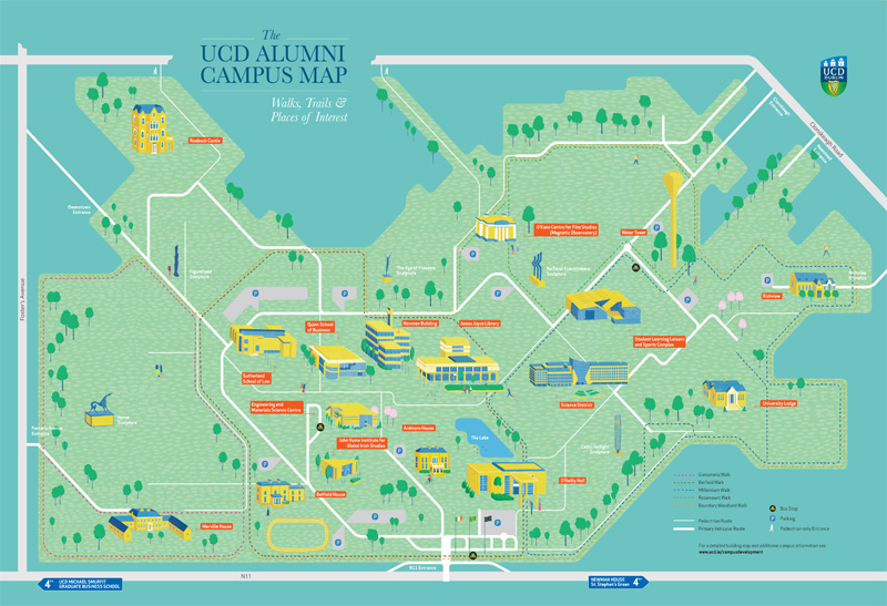 U.C.D. Campus map — Daniel Frost