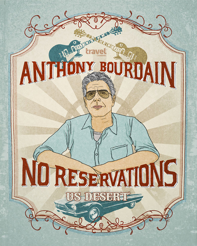 Travel Channel Anthony Bourdain: No Reservation Season Illustrations ...