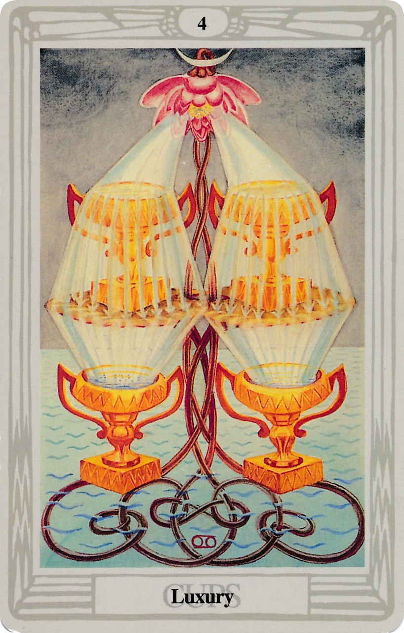 Four of Cups - Luxury — Thoth Tarot