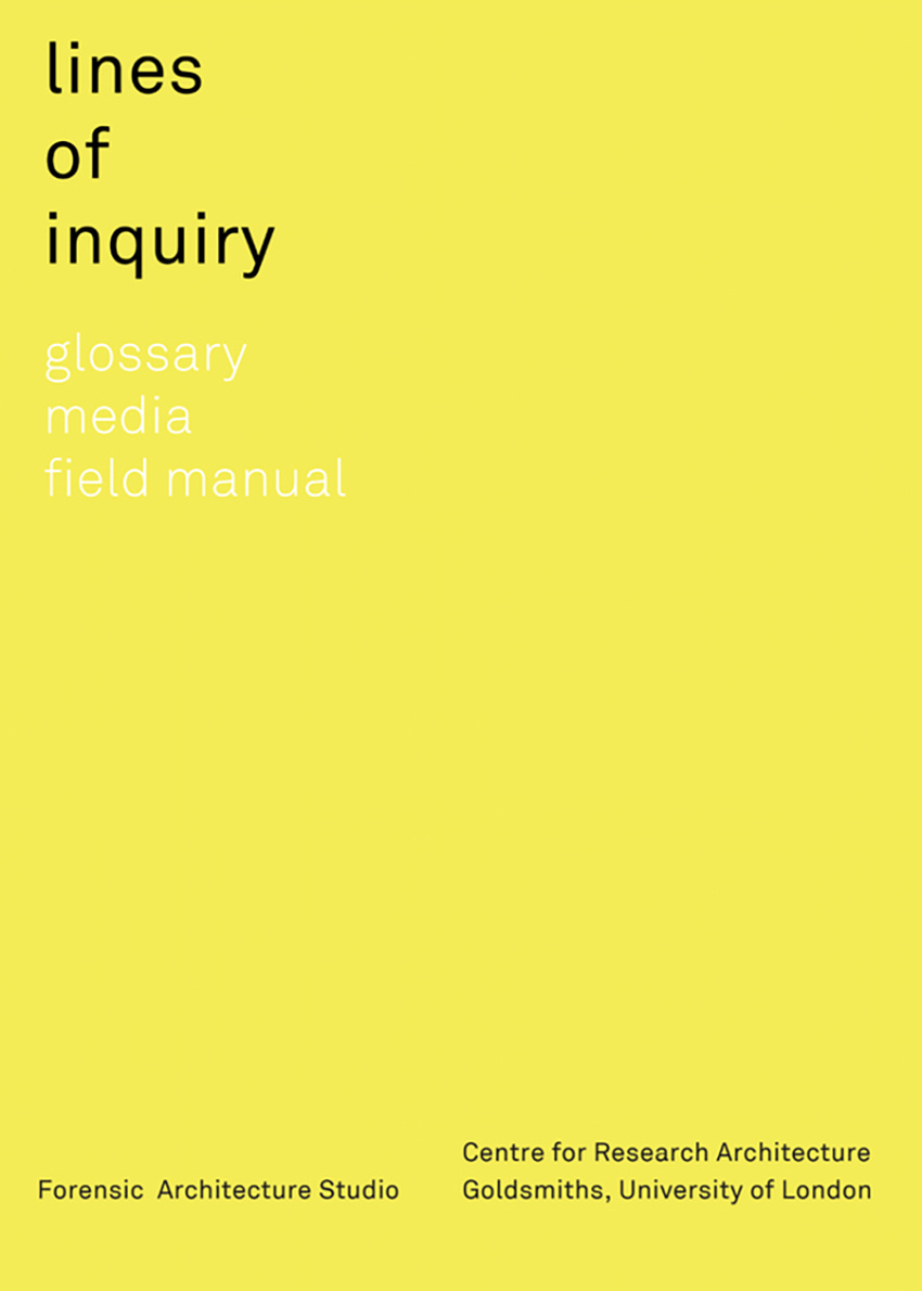 Lines of Inquiry — Centre for Research Architecture