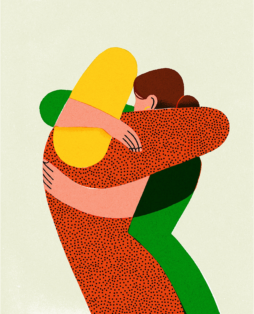 The hug — Lorena Spurio